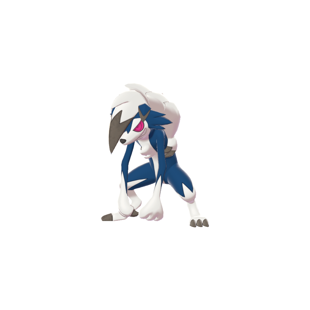 Midnight Form Lycanroc | RotomLabs Sword & Shield Pokédex