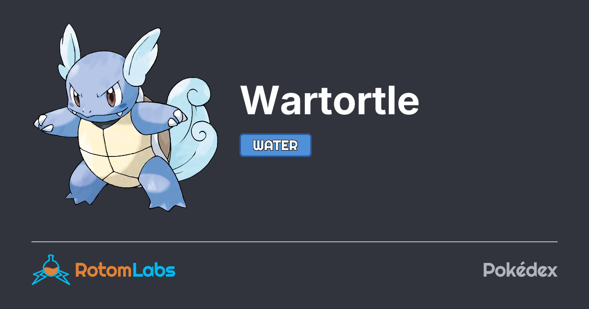 real wartortle evolution