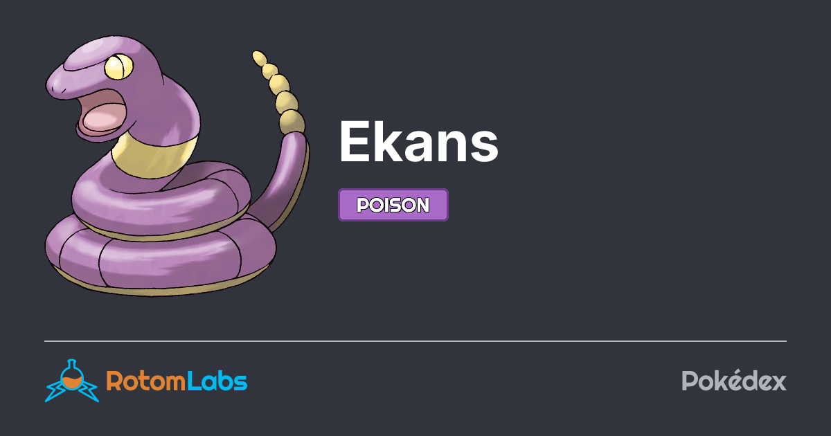 what is ekans evolution