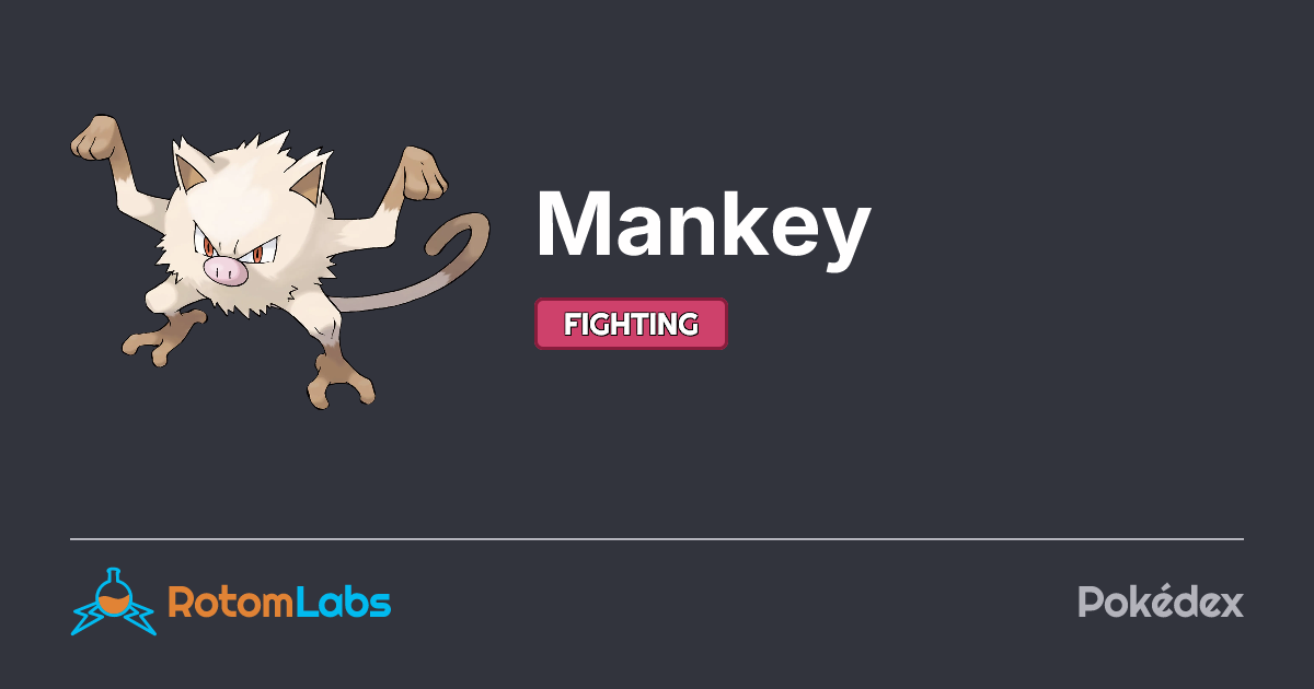 mankey evolution fire red