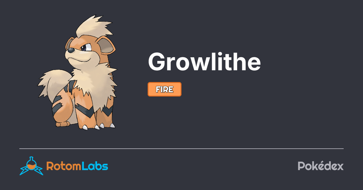 growlithe evolution