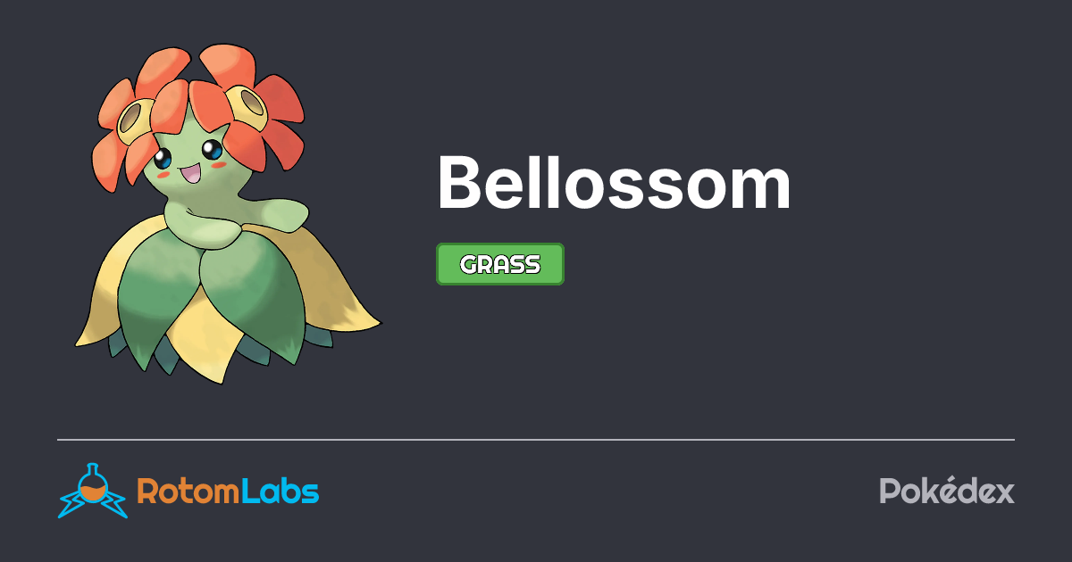 Bellossom | RotomLabs Pokédex