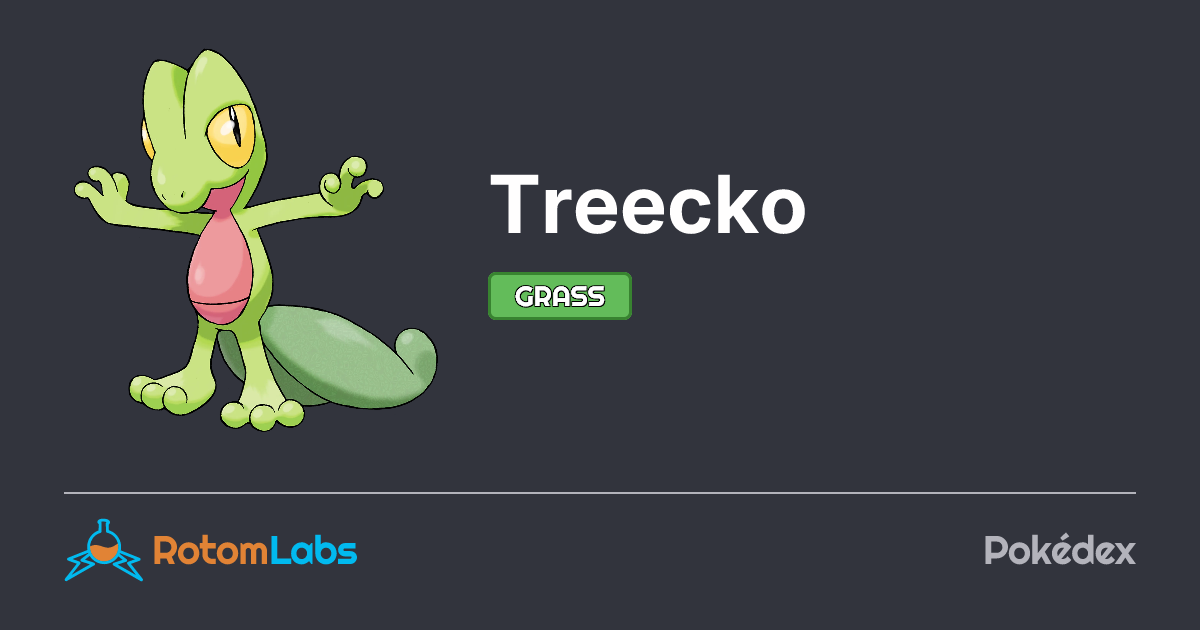 Treecko | RotomLabs Pokédex