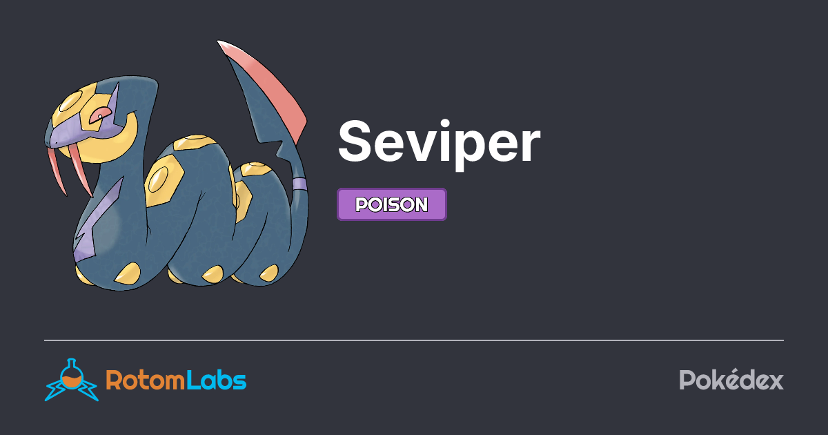 seviper back sprite