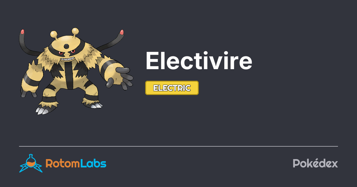 electivire evolution level