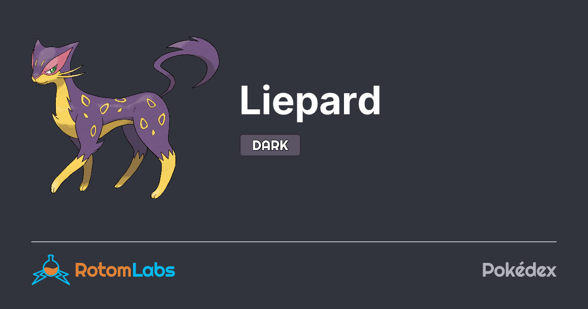 liepard evolution level sword