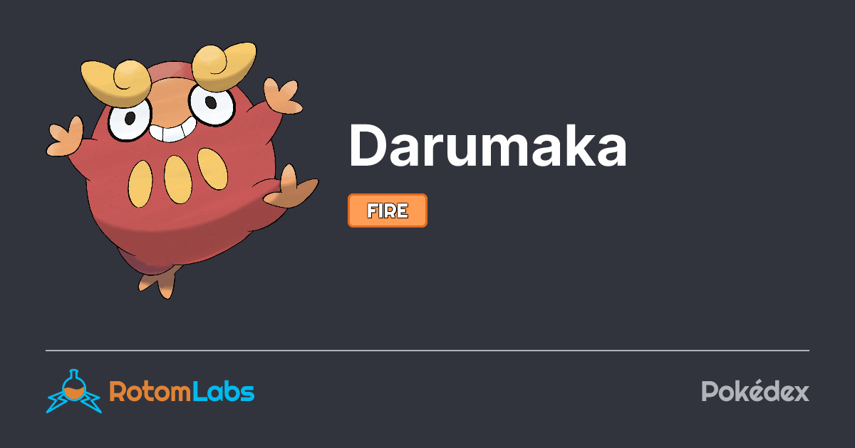 Darumaka | RotomLabs Pokédex