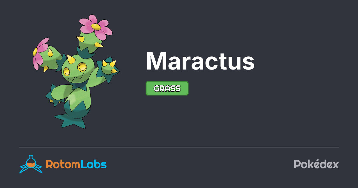 shiny maractus evolution