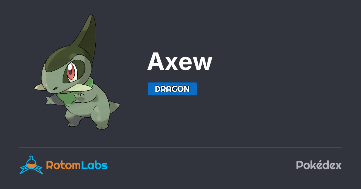 axew evolution level sword