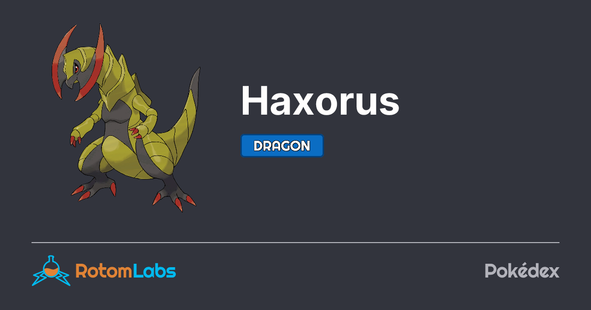 haxorus evolution level