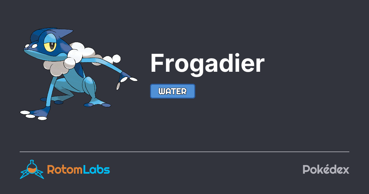 pokemon frogadier evolution level