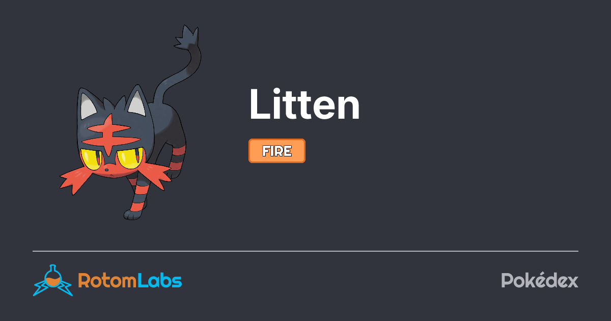 Litten | RotomLabs Pokédex