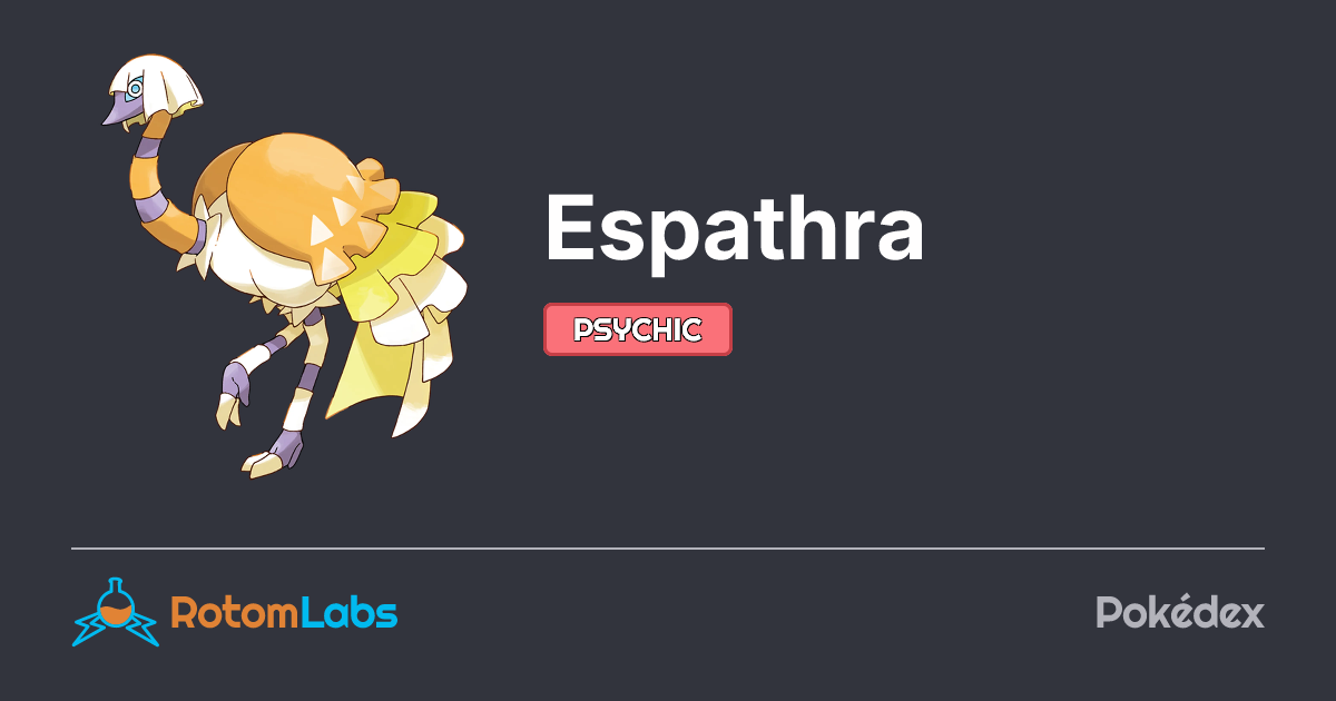 Espathra | RotomLabs Pokédex
